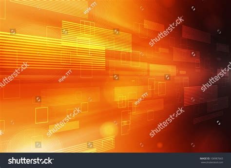 Abstract Orange Technology Background