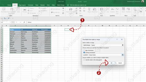 Pengertian Fungsi Cara Membuat Pivot Table Di Excel