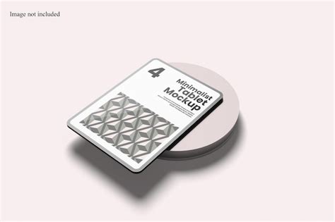 Premium Psd Minimalist Tablet Mockup For Showcasing Your Ui Design