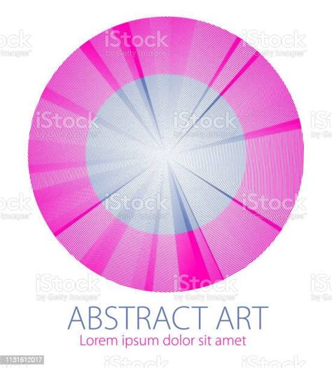 둥근 모양의 추상 예술 선형 질감 요소입니다 레이아웃 포스터 배너 인쇄 및 웹에 대 한 벡터 추상 3d 관점 배경입니다 쿨 하 고 Motional 0명에 대한 스톡 벡터