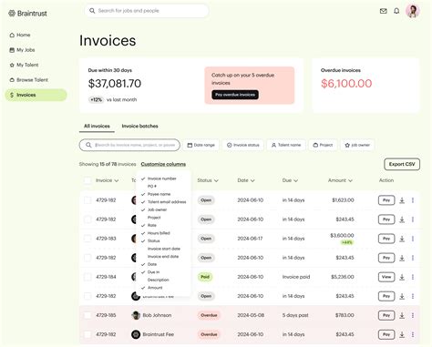 Maximize Efficiency With The Updated Invoices Page