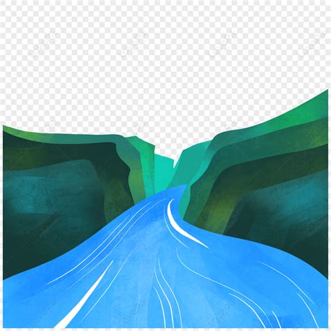 산과 강 일러스트 클립 아트작은 다리강기슭시냇물 Png 일러스트 무료 다운로드 Lovepik