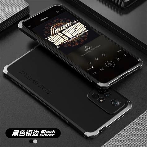 Funda De Tel Fono De Armadura De Metal De Aluminio A Prueba De Golpes Para Xiaomi