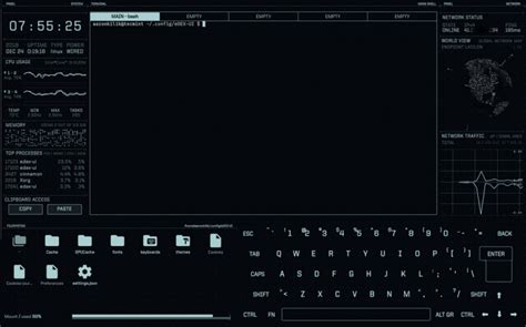 A Science Fiction Terminal Emulator Created For Linux