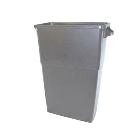 Impact Thin Bin Container 23 Gal Gray Pack 1 Ea
