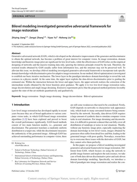 Bilevel Modeling Investigated Generative Adversarial Framework For