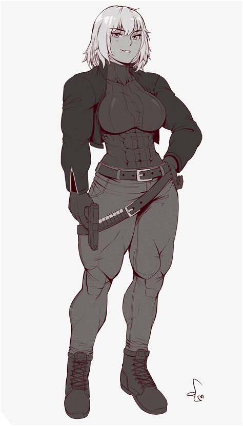 Ready For Action Speedl00ver R Musclegirlart