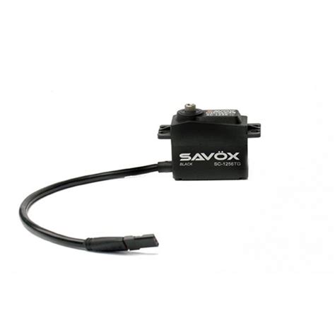 Savox Black Edition Standard Size Coreless Digital Servo 15 277 6V SAVSC1256TG BE Cars