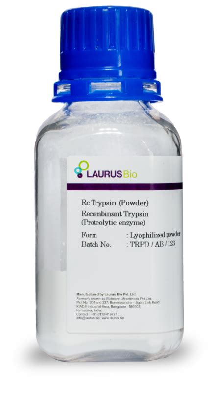 Recombinant Trypsin For Insulin And Vaccine Manufacturing