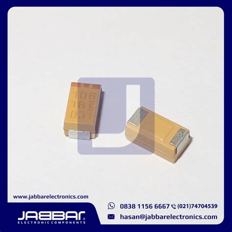 106 16k 10uf 16v 10 Smd Capacitor Tantalum Type C Jabbar Electronics