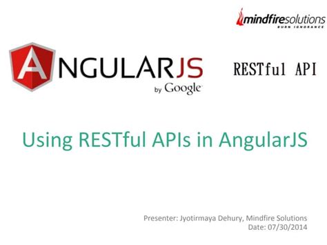 Using Restful Apis In Angularjs Ppt Web Development Internet