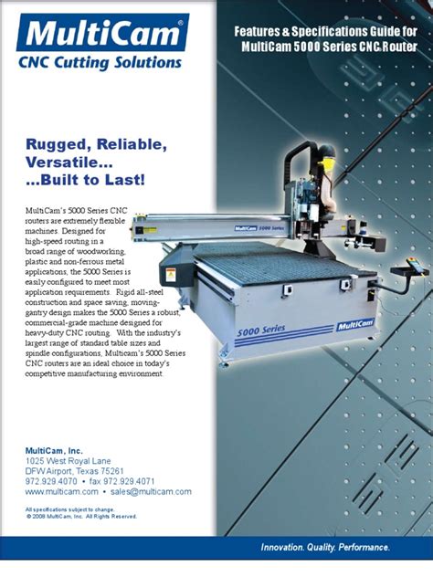 Multicam 5000 Series Cnc Router Electric Motor Gear