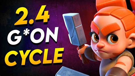 The Only Viable Berserker Cycle Deck In Clash Royale Youtube