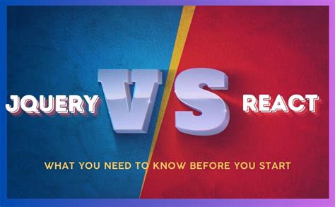 Jquery Vs React What You Need To Know Before You Start Boomdevs Llc