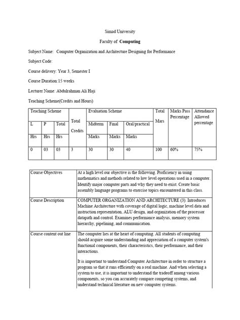 Computer Organization And Architerture Download Free Pdf Central