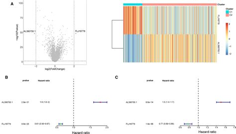 A Volcano Plot And Heatmap Of Differentially Glycolysis Related Lncrnas
