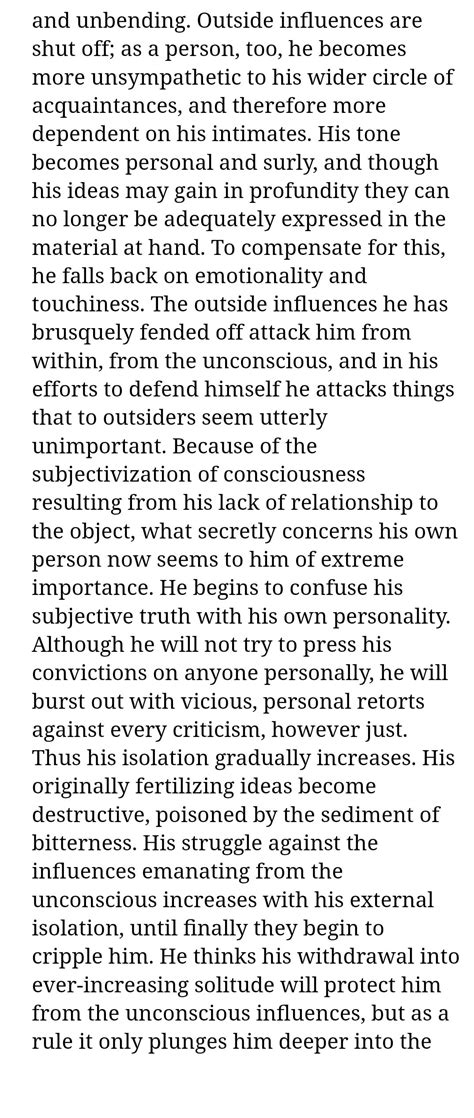 Psychological Types By C G Jung The Introverted Thinking Type Ixtp