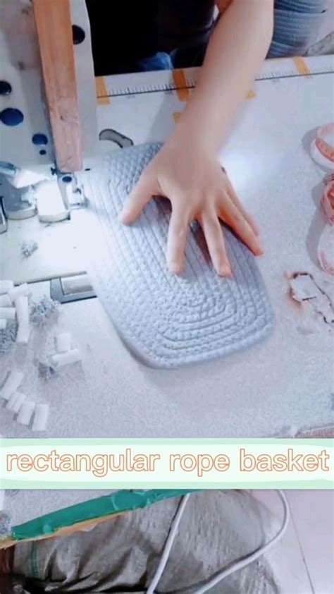How To Make Rectangular Cotton Rope Baskets Storage Bin Home Decor Basket Nursery Toy Storage