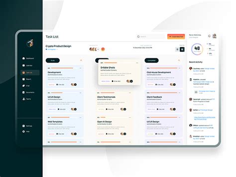 Project Management Web Application On Behance