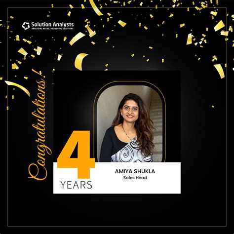 solution analysts on linkedin workanniversary saleshead solutionanalysts excellence