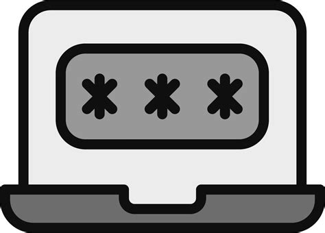 Password Vector Icon 19831111 Vector Art At Vecteezy