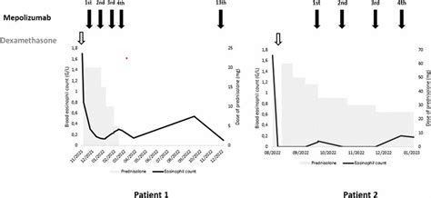Treatment And Evolution Of The Patients Eosinophil Count Download Scientific Diagram