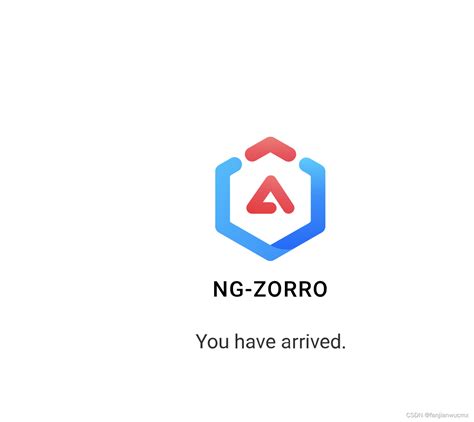搭建angular并引入ng Zorro组件库 Csdn博客