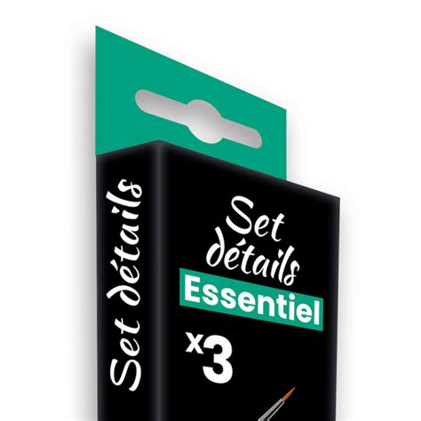 Set De Démarrage Détails 3 Pinceaux Prince August Cpe2