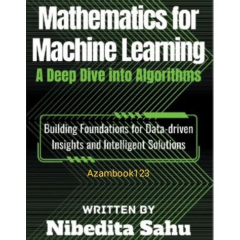 jual buku mathematics for machine learning a deep dive into algorithms