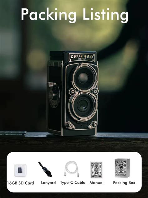 Ccd Retro Dobbeltspeilreflekskamera Digitalkameram Vicedeal