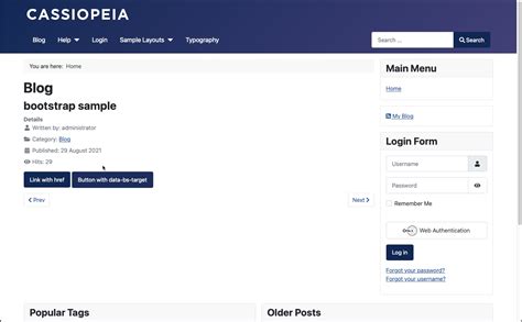 Using Bootstrap 5 In Joomla 40 Collapse Text Inmotion Hosting