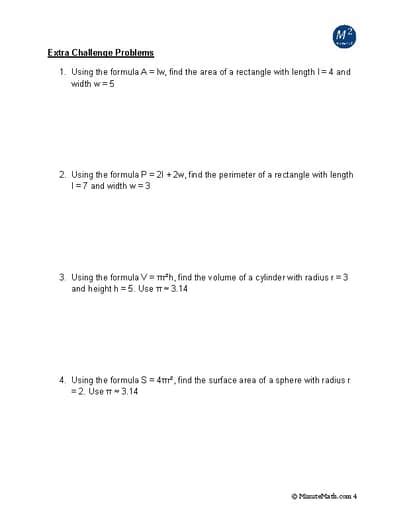 Evaluating Expressions And Simplifying Equations Worksheet By Minutemath