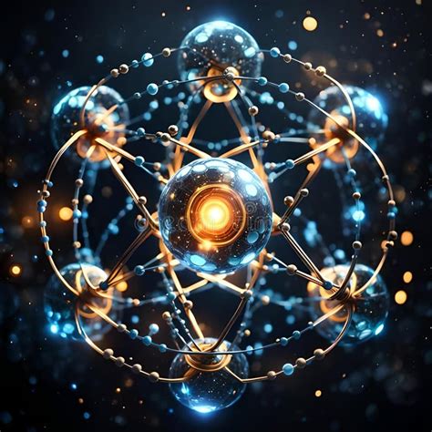 Quantum Physics Concept Generative Ai Stock Illustration Illustration Of Concept Particle