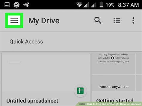 How To Log Out Of Google Drive On Android 9 Steps With Pictures