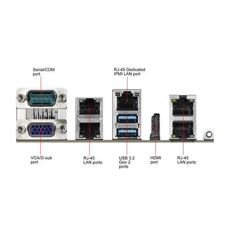Asrock Rack X570d4u-2l2t Micro-atx X570D4U-2L2T | PC-Canada