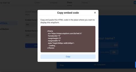 How To Share And Embed Your Form Wispform