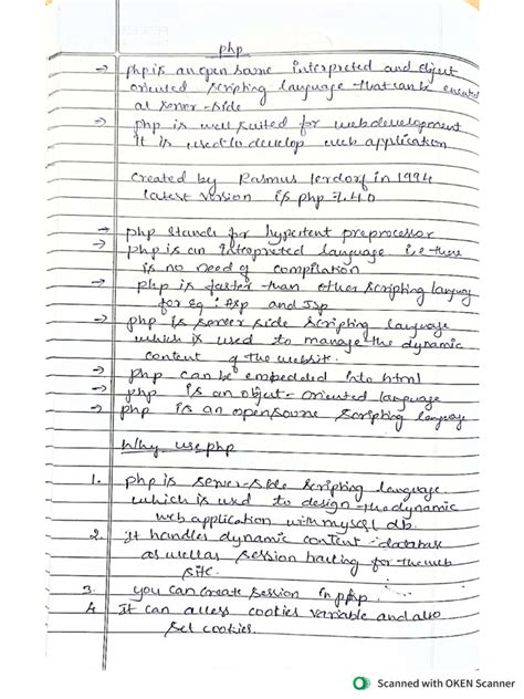 Php Notes Pdf