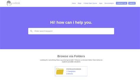 Uvdesk A Free And Open Source Helpdesk Ticket System