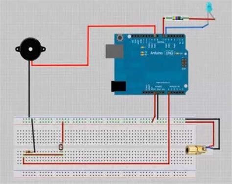 Tutorial De Arduino Sistema De Seguridad Láser Paso 3 Esquemas