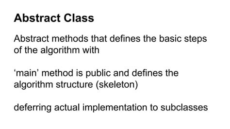Design Patterns Template Method PPTX Programming Languages Computing