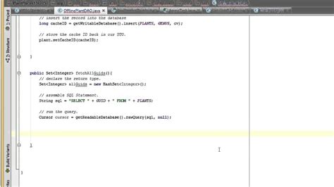 Use Cursor And Hashset To Get Results From Sqlite In Android Youtube