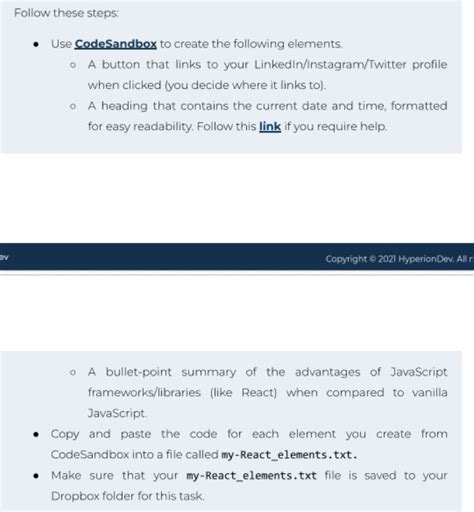Solved Follow These Stepsuse Codesandbox To Create The Solved Follow These Stepsuse Codesandbox To Create The