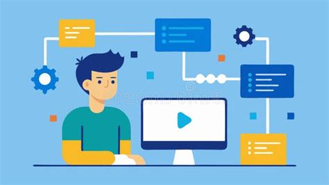 Continuous Integration An Illustration Of A Developer Setting Up A Continuous Integration