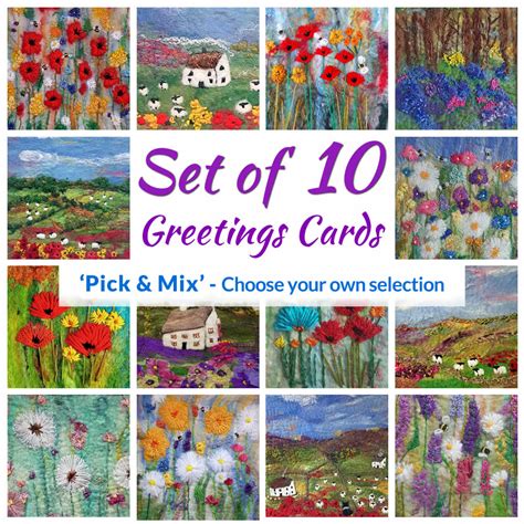 Happiness Greetings Card Colour In Felt