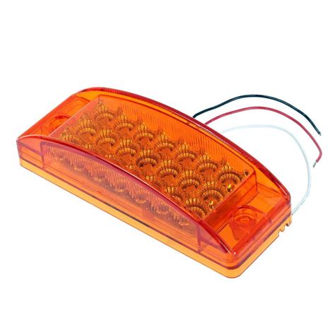 Exterior Rectangular Amber Led Marker Light Leisure Rv Parts