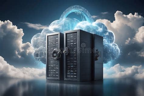 The Importance Of Cloud Computing And Data Privacy Stock Illustration Illustration Of