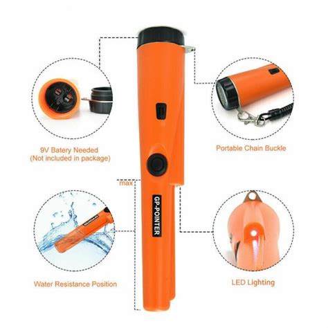 Handheld Metal Detector Waterproof Pro Pinpointer Pointer Probe Sensitive Tester Ebay