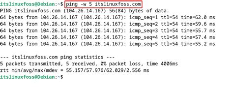 How To Install Ping On Debian Its Linux FOSS