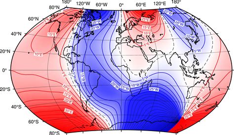 International Geomagnetic Reference Field Igrf Bgs Geomagnetism