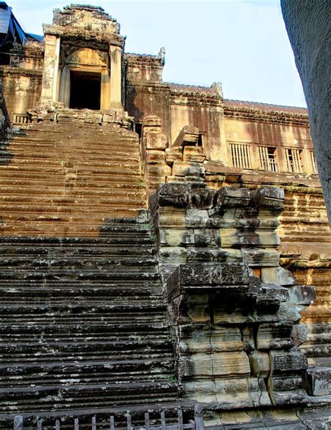 Angkor Cambodia Views From Inside And Outside The Angkor Wat Temple